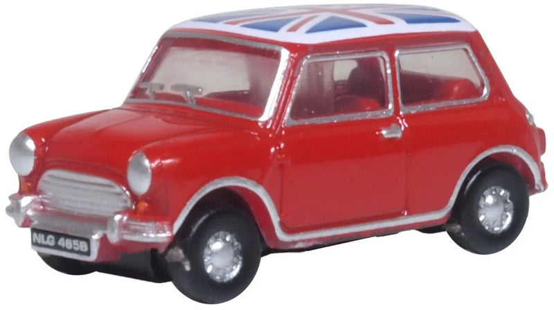 Oxford Diecast TT:120 Mini Tartan Red & Union Jack - 120MN001