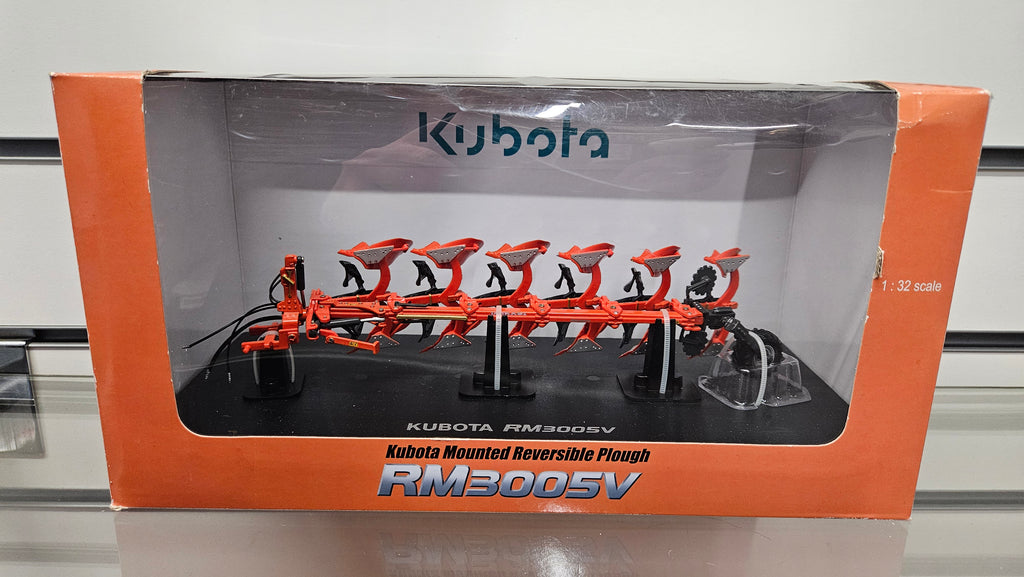 UH 1:32 4932 Kubota RM3005V Plough, Boxed